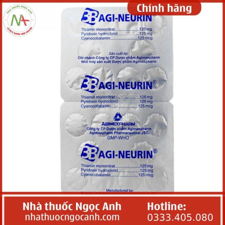 Thuốc Agi-Neurin có tác dụng gì? giá bao nhiêu? mua ở đâu
