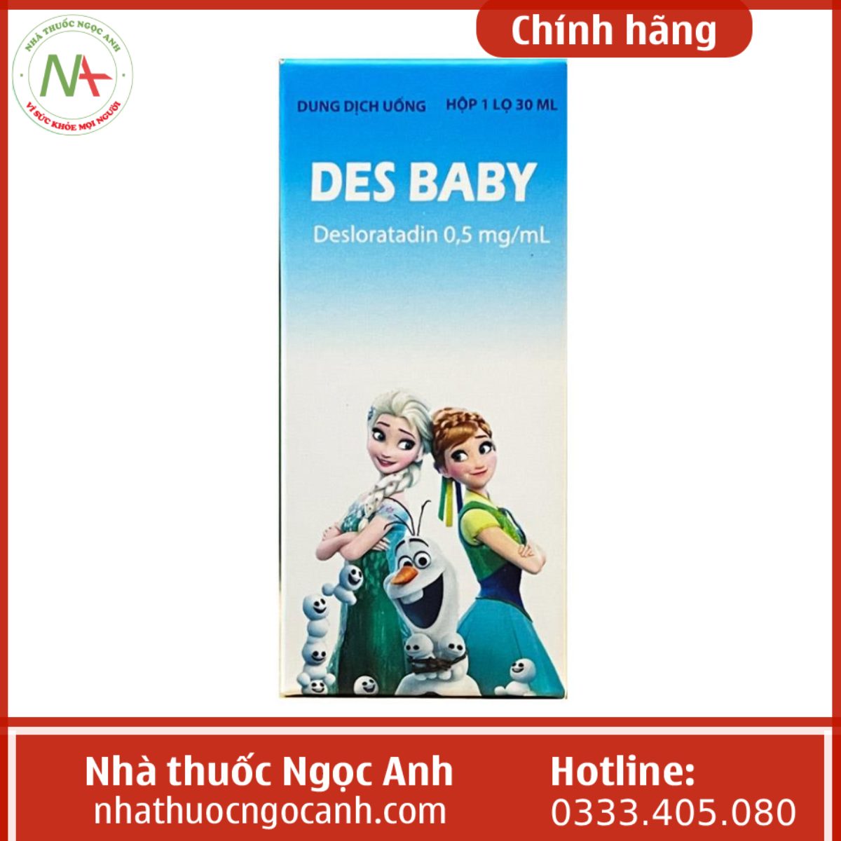 Thuốc Des Baby có tốt không? giá bao nhiêu? mua ở đâu