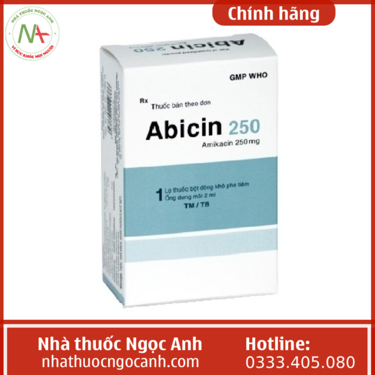 Thuốc Abicin 250 là thuốc gì, giá bao nhiêu? Mua ở đâu?