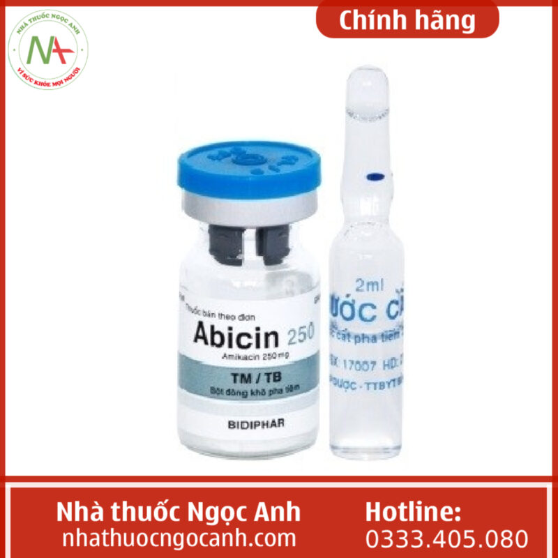 Thuốc Abicin 250 là thuốc gì, giá bao nhiêu? Mua ở đâu?