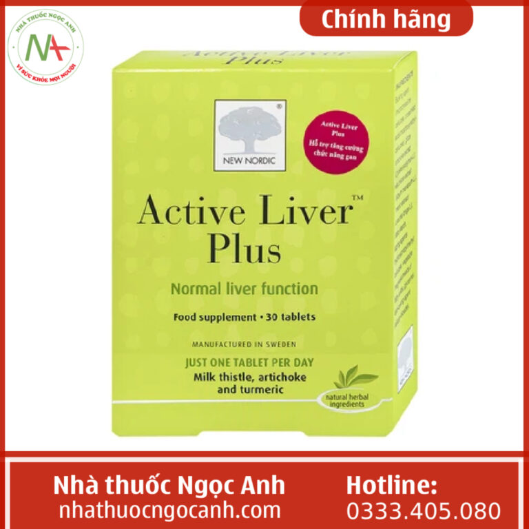 Thuốc Active Liver Plus New Nordic là thuốc gì, có tác dụng gì, giá bao ...
