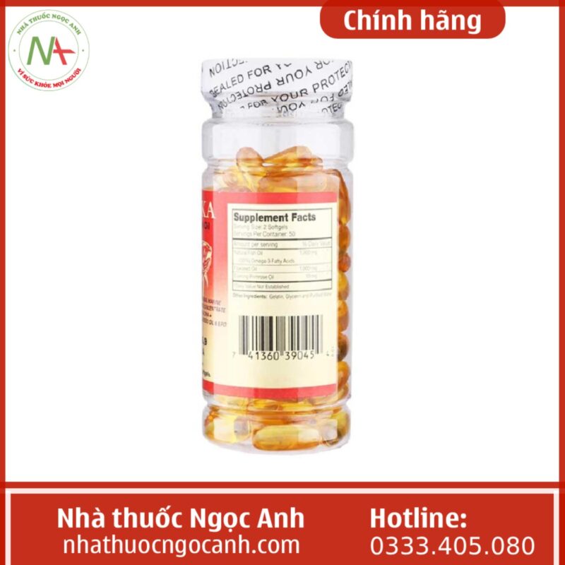 Thuốc Alaska Deep Sea Fish Oil Omega-3,6,9 của Mỹ có tốt không, giá bao ...