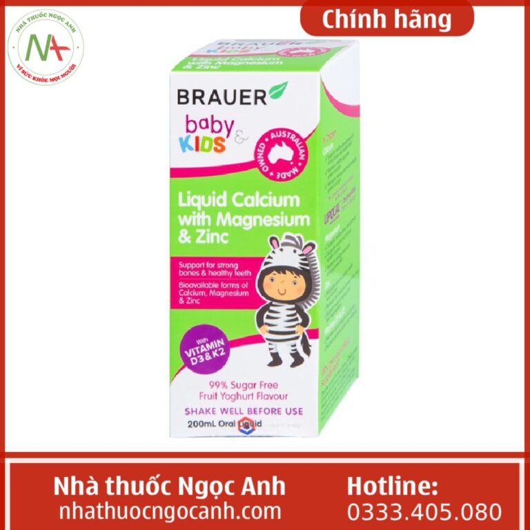 Brauer Baby & Kids Liquid Calcium With Magnesium & ZinC 200ml có tốt không?