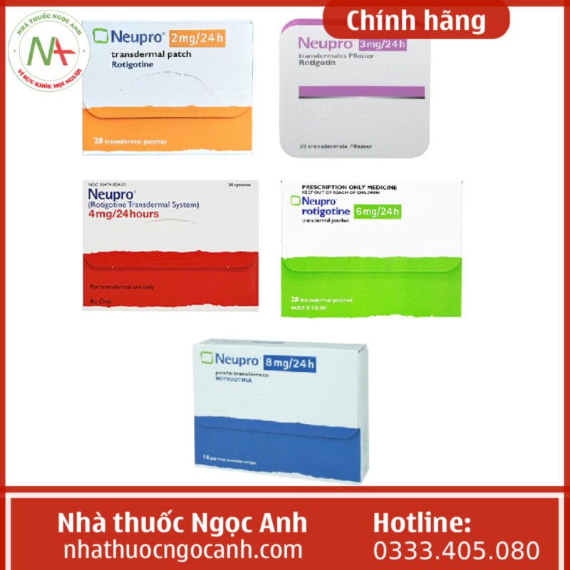 Miếng dán Neupro 2mg/24h có tốt không, giá bao nhiêu? Mua ở đâu?