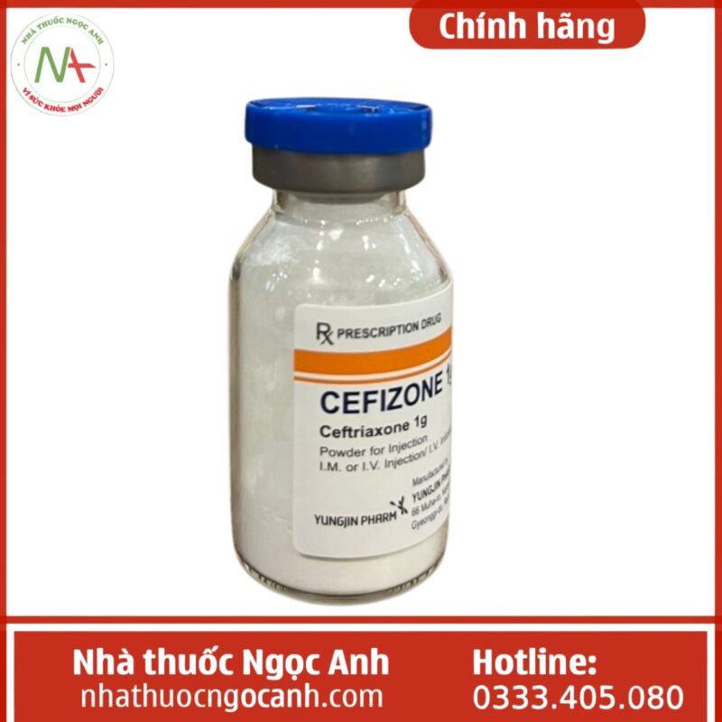 Cefizone 1g Inj. của Hàn Quốc là thuốc gì, giá bao nhiêu, mua ở đâu?