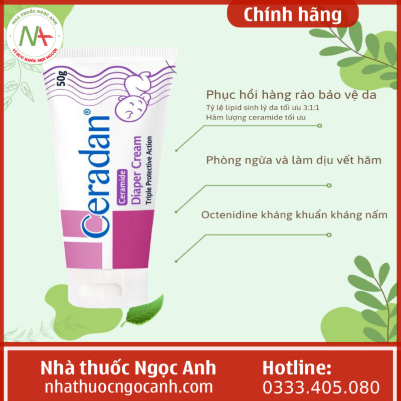 Kem ngăn ngừa hăm tã Ceradan Ceramide Diaper Cream giá bao nhiêu? Mua ở ...