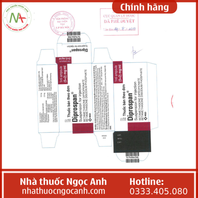 Thuốc Diprospan là thuốc gì, giá bao nhiêu? Mua ở đâu?