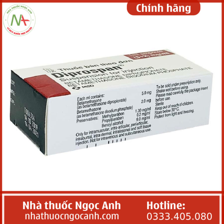 Thuốc Diprospan là thuốc gì, giá bao nhiêu? Mua ở đâu?