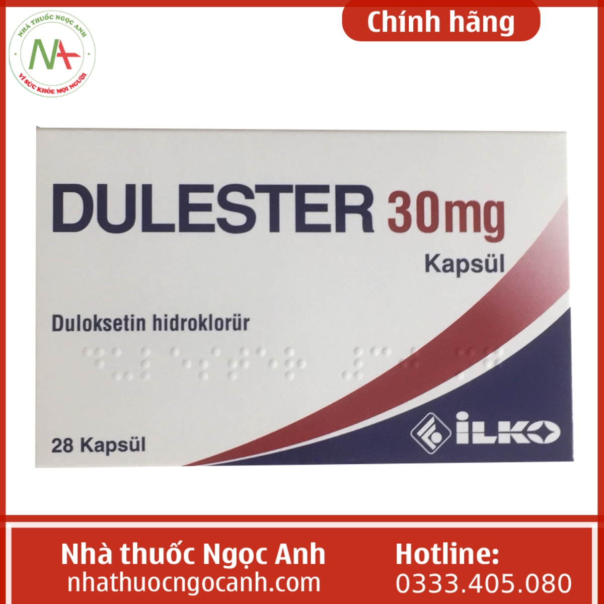 Thuốc Dulester 30 mg là thuốc gì, có tác dụng gì, giá bao nhiêu, mua ở đâu?