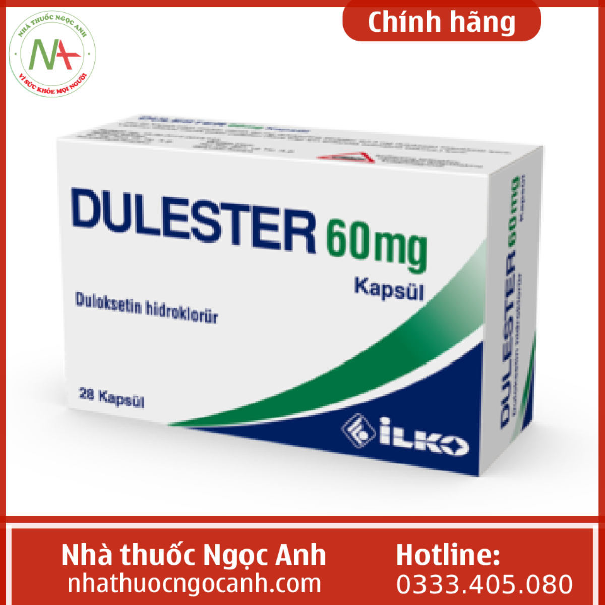 Thuốc Dulester 60mg là thuốc gì, giá bao nhiêu? Mua ở đâu?