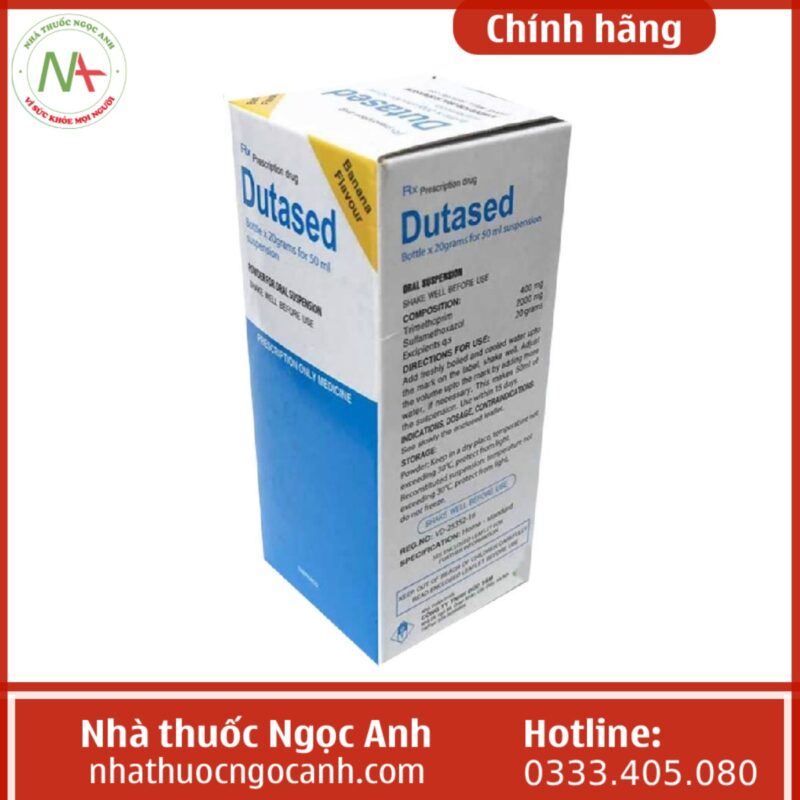 Thuốc Dutased có tác dụng gì, liều dùng, cách pha, giá bao nhiêu?