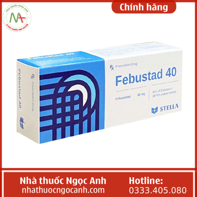 Thuốc Febustad 40 là thuốc gì, giá bao nhiêu? Mua ở đâu?