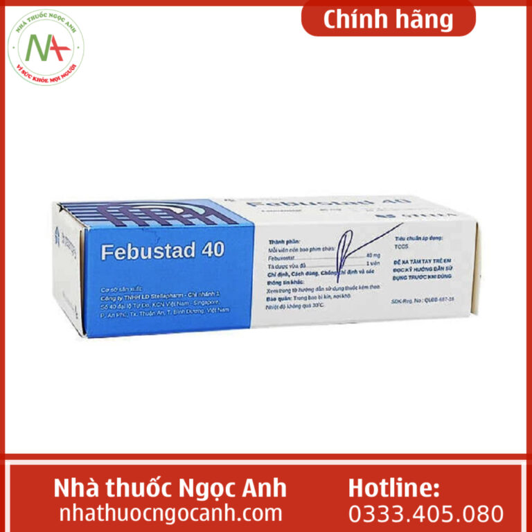 Thuốc Febustad 40 là thuốc gì, giá bao nhiêu? Mua ở đâu?