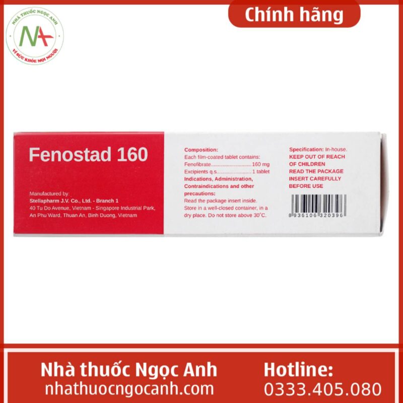 Thuốc Fenostad 160 là thuốc gì, giá bao nhiêu, mua ở đâu?