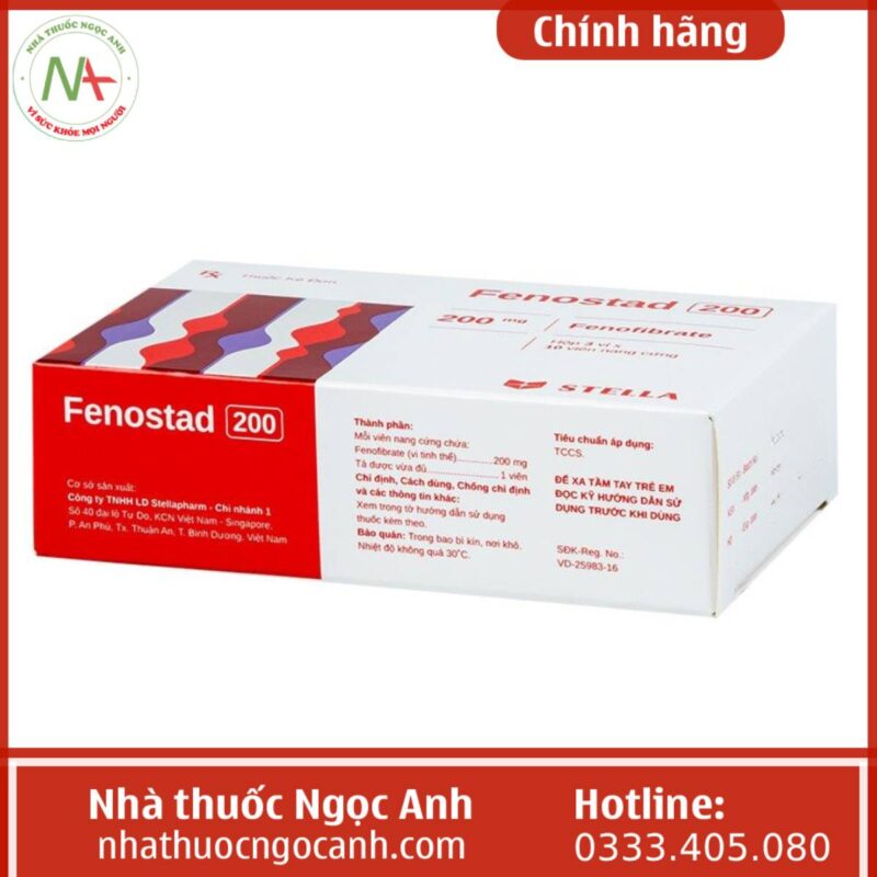 Thuốc Fenostad 200 là thuốc gì, giá bao nhiêu, mua ở đâu?