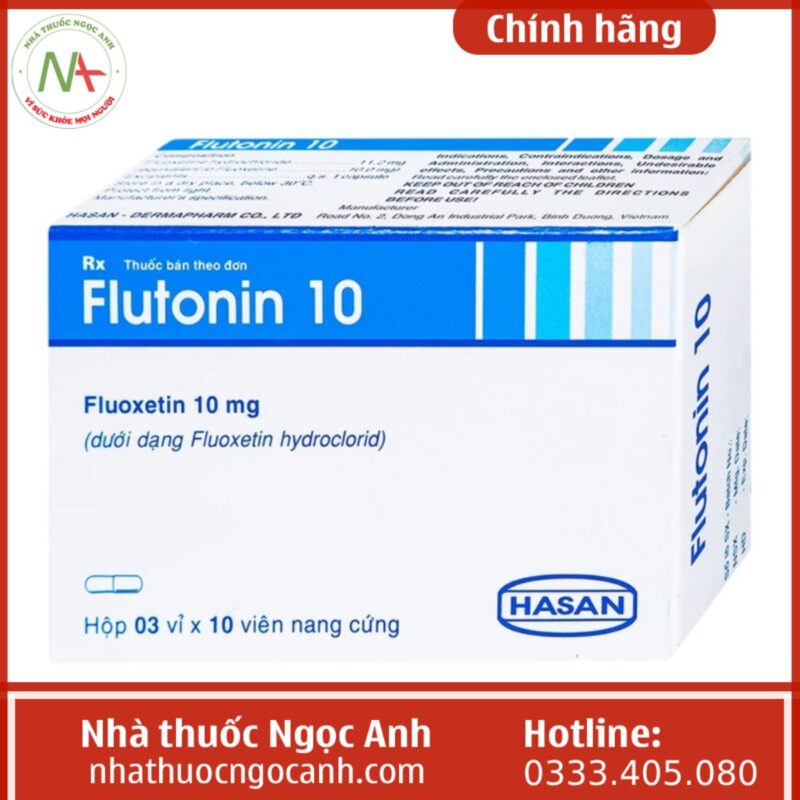 Thuốc Flutonin 10 có tác dụng gì, giá bao nhiêu, mua ở đâu?