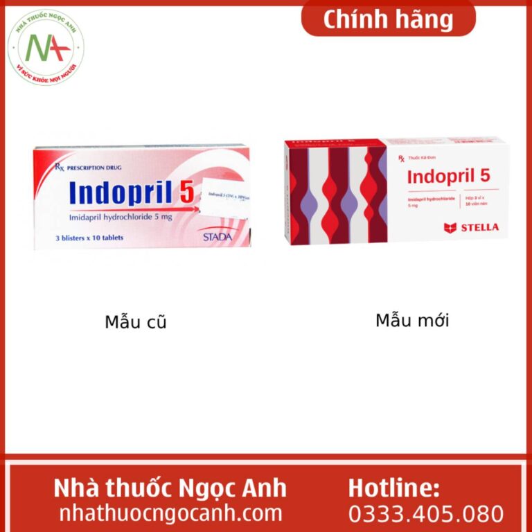 Thuốc Indopril 5 là thuốc gì, giá bao nhiêu, mua ở đâu?