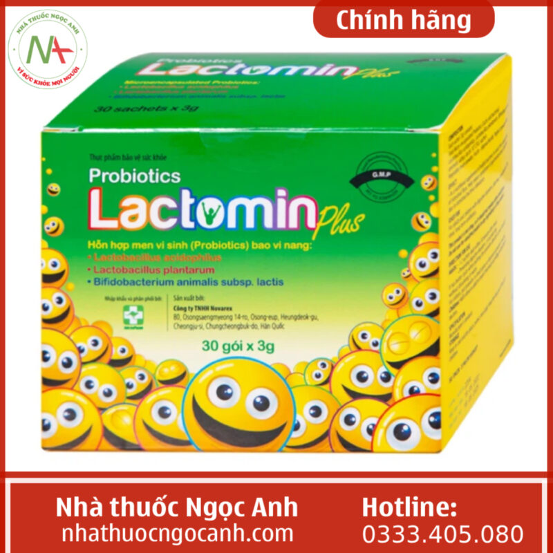 Thuốc Probiotics Lactomin Plus 3g Novarex là thuốc gì, công dụng, giá ...