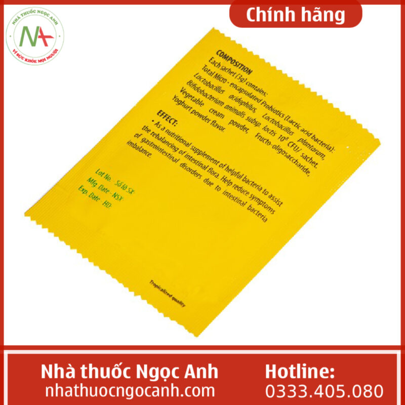 Thuốc Probiotics Lactomin Plus 3g Novarex là thuốc gì, công dụng, giá ...