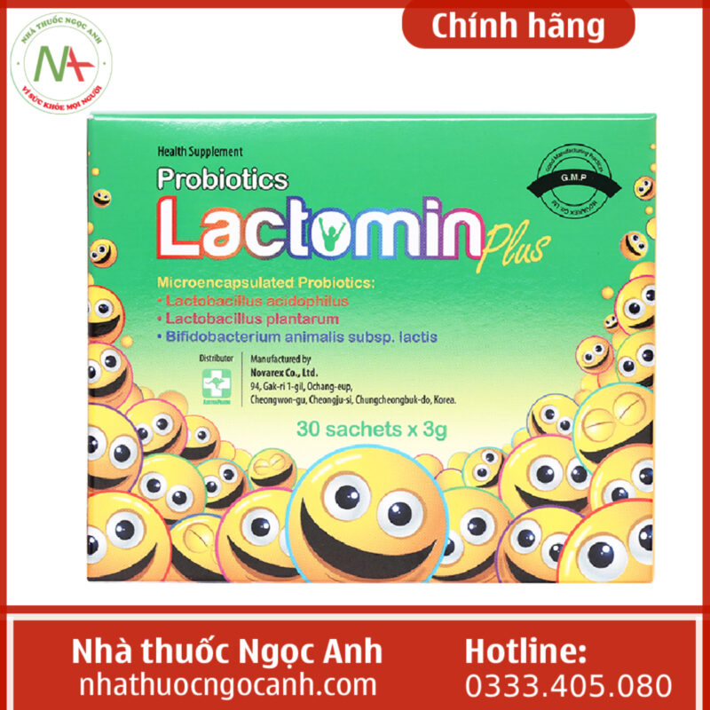 Thuốc Probiotics Lactomin Plus 3g Novarex là thuốc gì, công dụng, giá ...