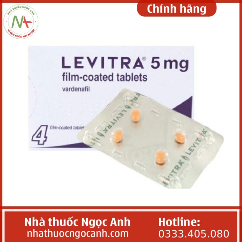 Thuốc Levitra 5 mg film-coated tablets có tác dụng gì, giá bao nhiêu ...