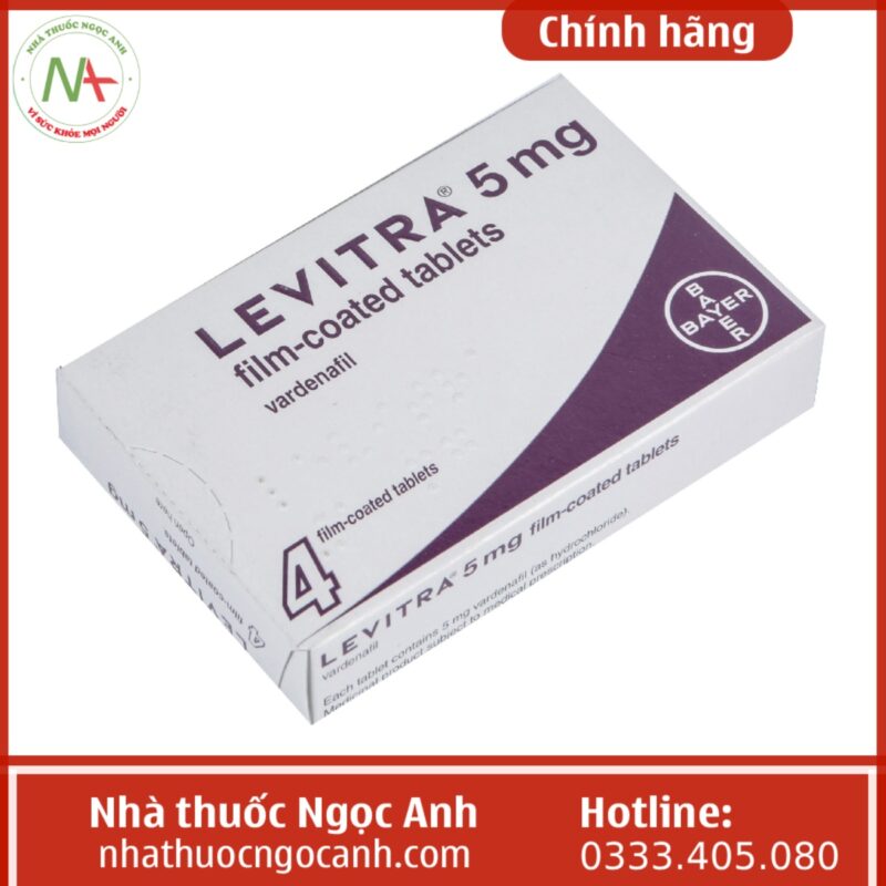 Thuốc Levitra 5 mg film-coated tablets có tác dụng gì, giá bao nhiêu ...