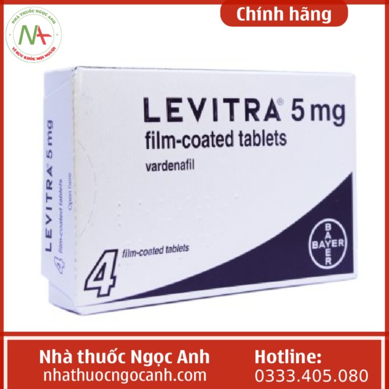 Thuốc Levitra 5 mg film-coated tablets có tác dụng gì, giá bao nhiêu ...