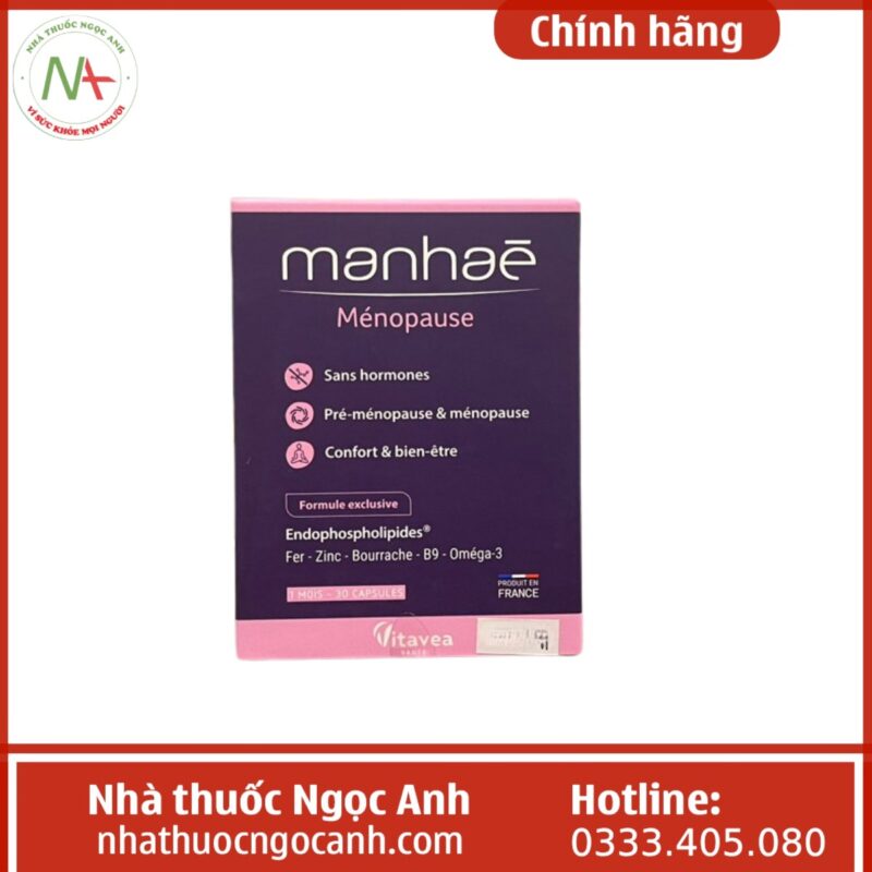 Viên uống nội tiết Manhae Ménopause giá bao nhiêu, mua ở đâu