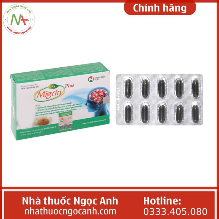 Thuốc bổ não Migrin Plus giá bao nhiêu, mua ở đâu?