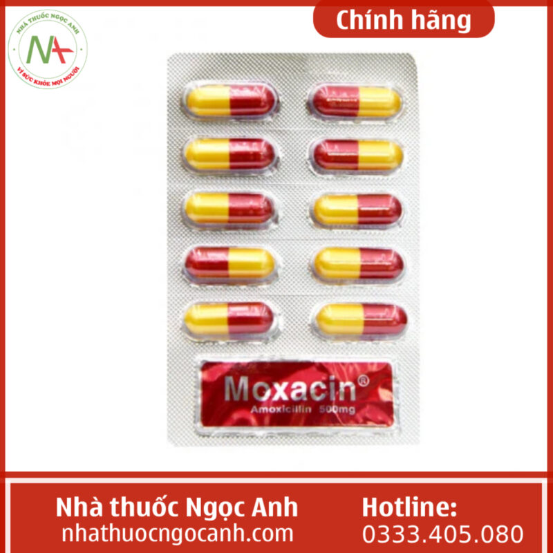 Thuốc Moxacin 500mg (vỉ) trị bệnh gì, giá bao nhiêu, mua ở đâu?