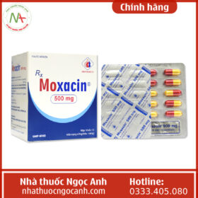 Thuốc Moxacin 500mg (vỉ) trị bệnh gì, giá bao nhiêu, mua ở đâu?