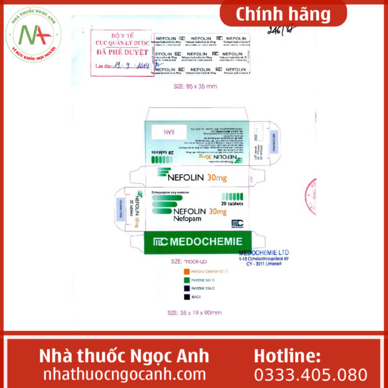 Thuốc Nefolin 30mg là thuốc gì, giá bao nhiêu? Mua ở đâu?