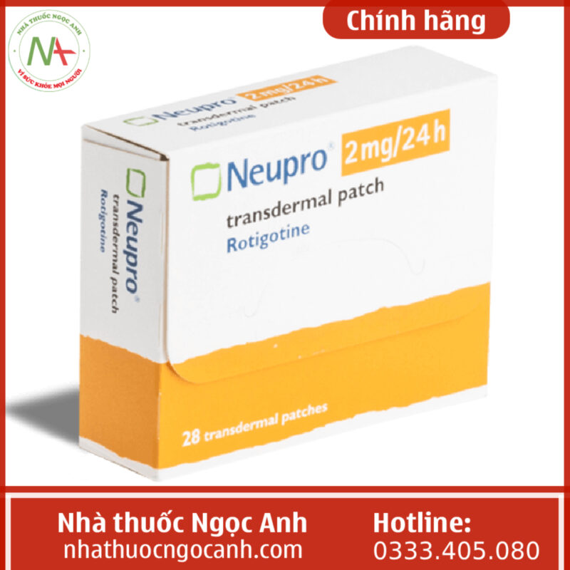 Miếng dán Neupro 2mg/24h có tốt không, giá bao nhiêu? Mua ở đâu?