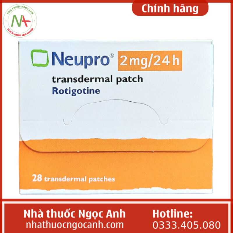 Miếng dán Neupro 2mg/24h có tốt không, giá bao nhiêu? Mua ở đâu?