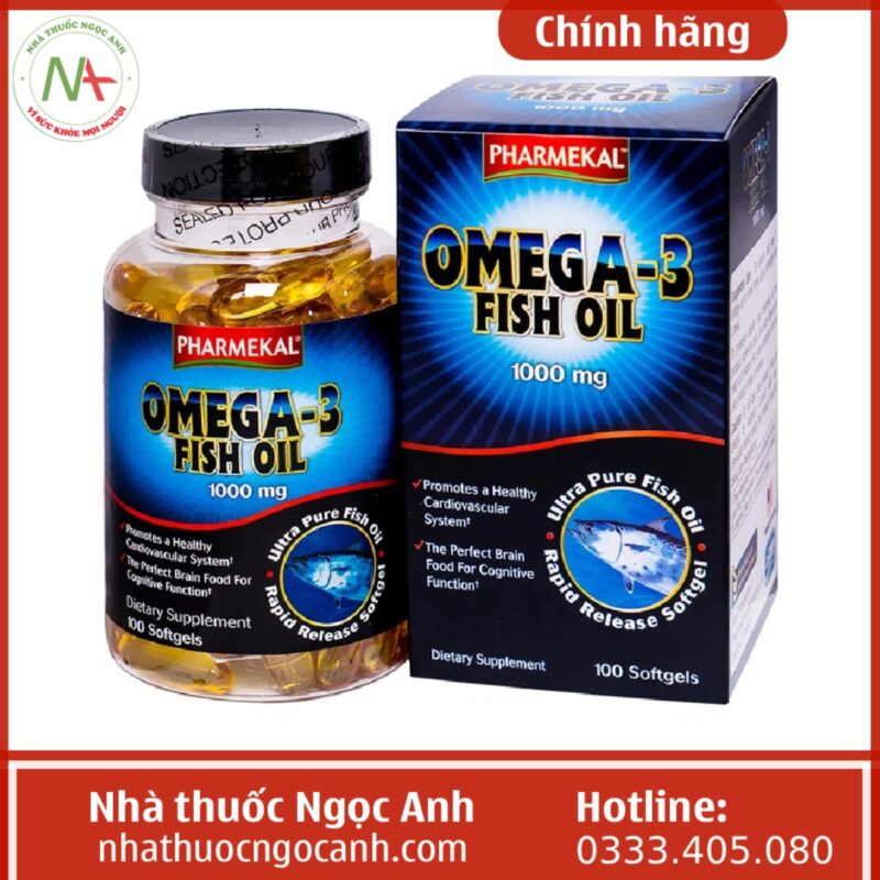 Thuốc Omega-3 Fish Oil 1000 mg Pharmekal có tốt không, có tác dụng gì ...