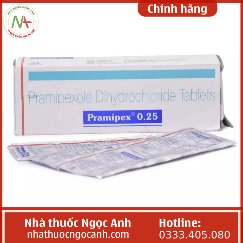 Thuốc Pramipexole điều trị bệnh Parkinson