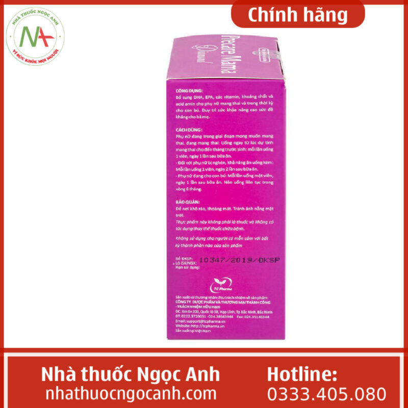 Thuốc Precare Mama Diamond có tốt không, giá bao nhiêu, mua ở đâu?