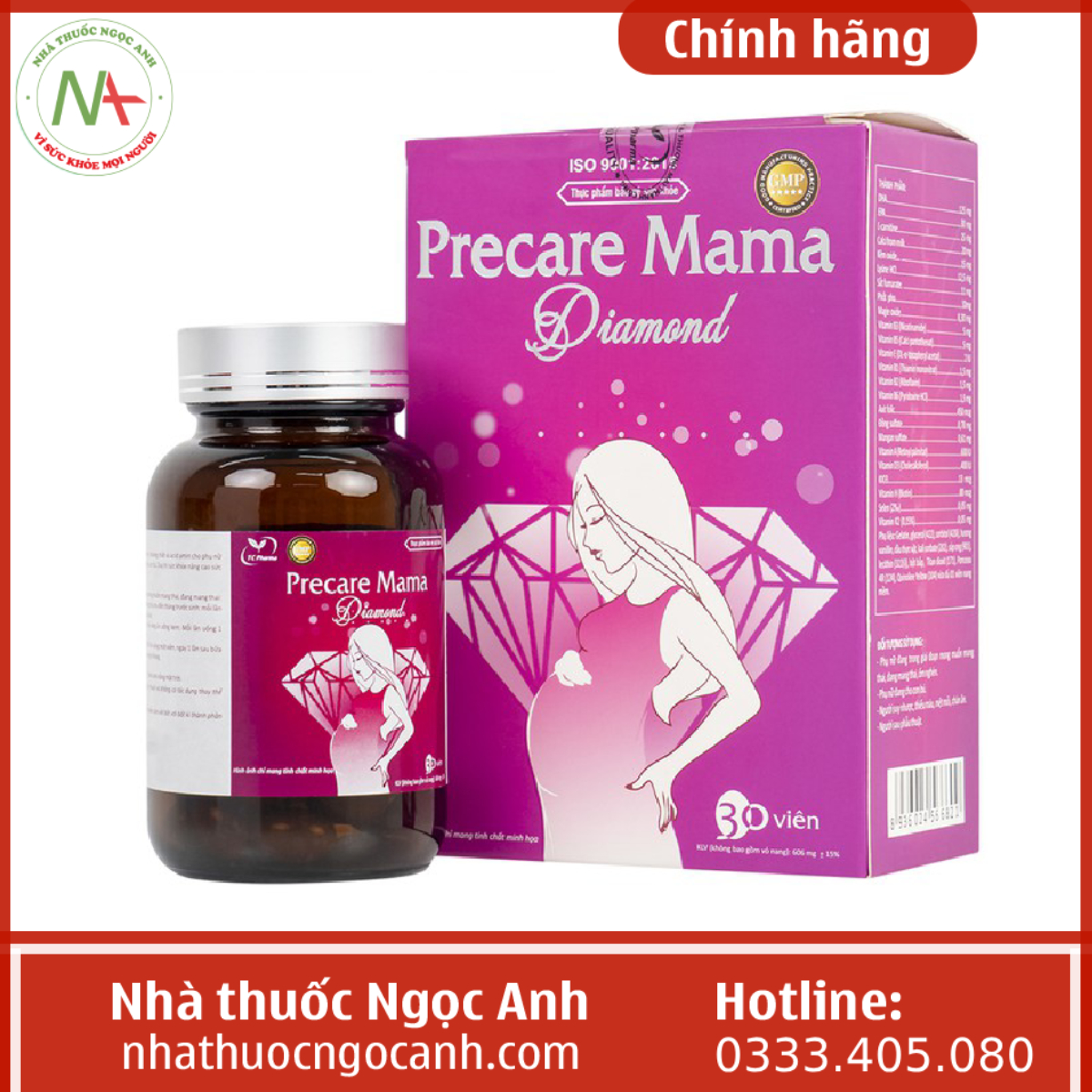 Thuốc Precare Mama Diamond có tốt không, giá bao nhiêu, mua ở đâu?