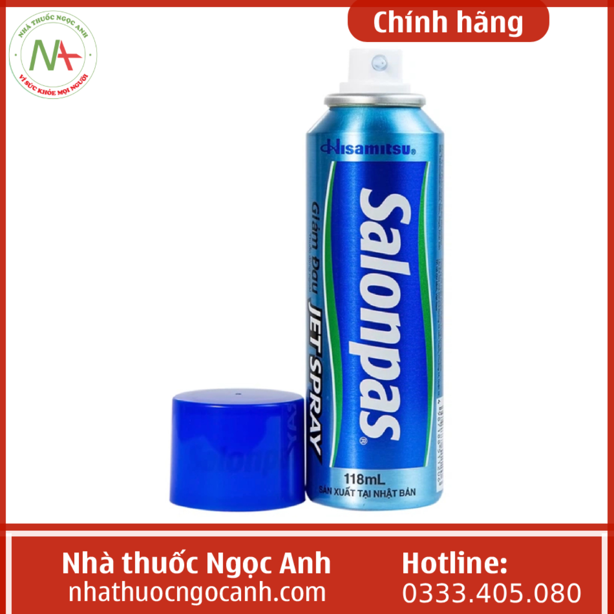 Thuốc xịt giảm đau tức thì Salonpas Jet Spray 118ml có tốt không, giá ...