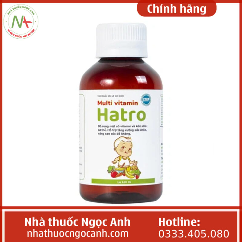 Multi vitamin Hatro có tác dụng gì, có tốt không, giá bao nhiêu, mua ở đâu?