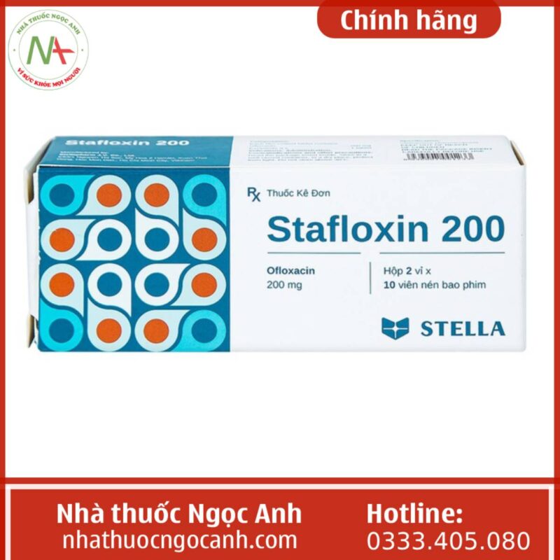 Thuốc Stafloxin 200 là thuốc gì, giá bao nhiêu, mua ở đâu?