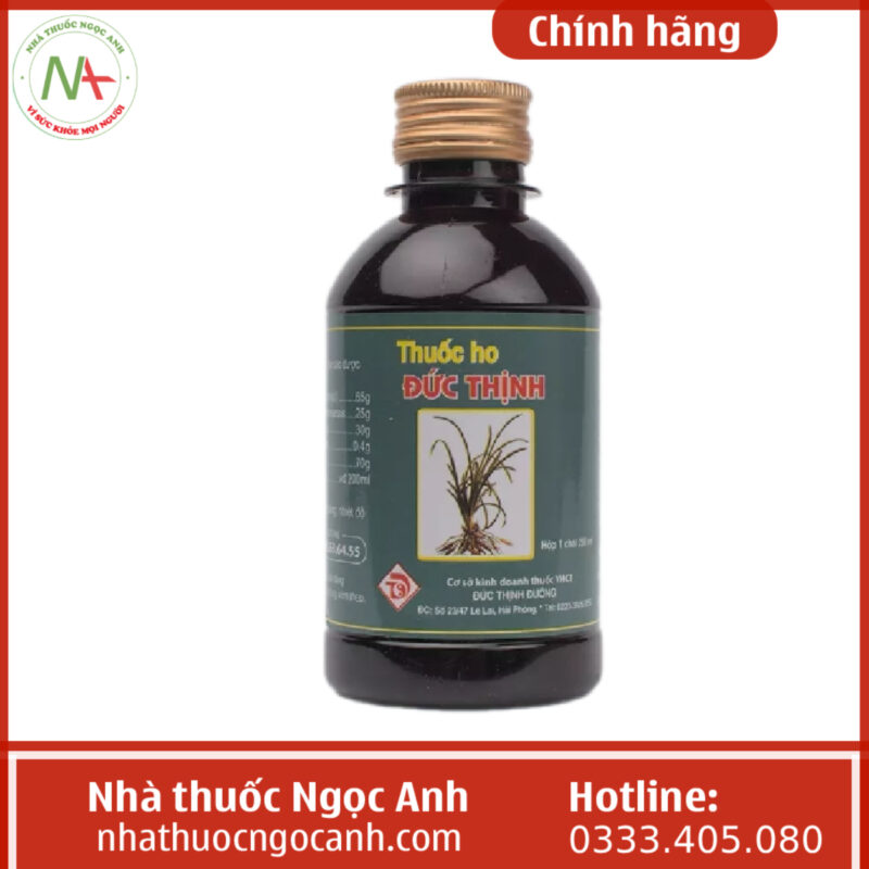 Thuốc ho Đức Thịnh là thuốc gì, giá bao nhiêu, mua ở đâu?