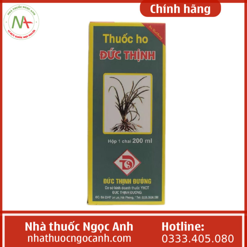 Thuốc ho Đức Thịnh là thuốc gì, giá bao nhiêu, mua ở đâu?