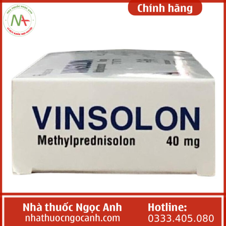 Thuốc tiêm Vinsolon 40mg là thuốc gì, giá bao nhiêu, mua ở đâu?