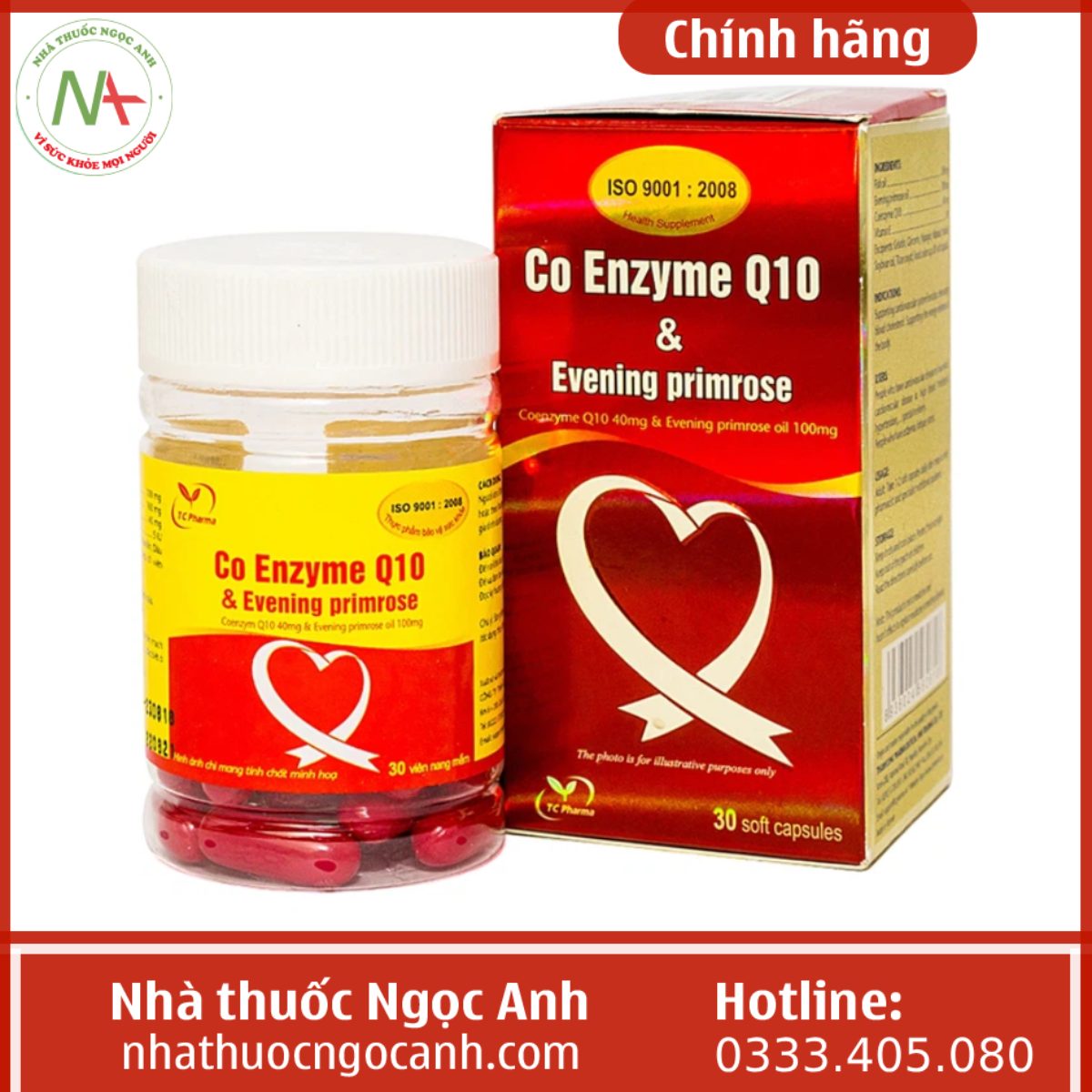 Thuốc Co Enzyme Q10 & Evening Primrose giá bao nhiêu? mua ở đâu