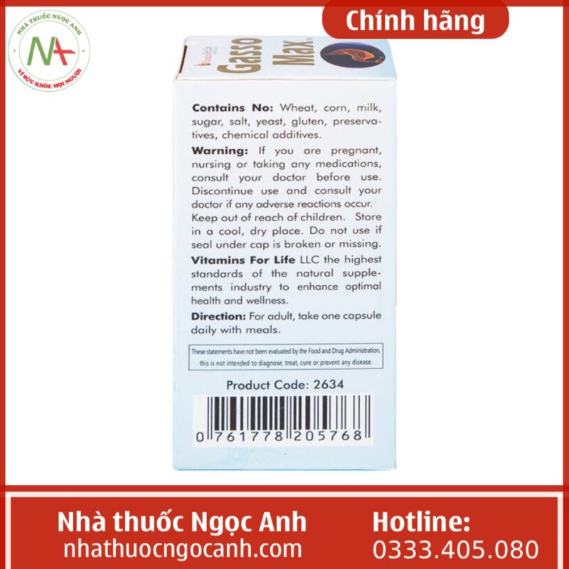 Thuốc Gasso Max có tốt không? giá bao nhiêu? mua ở đâu