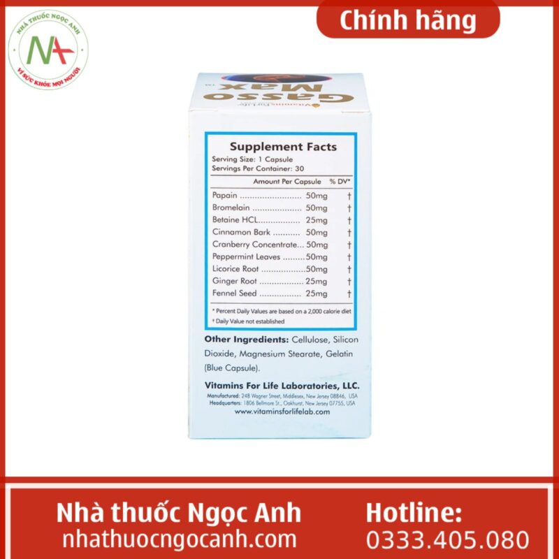 Thuốc Gasso Max có tốt không? giá bao nhiêu? mua ở đâu