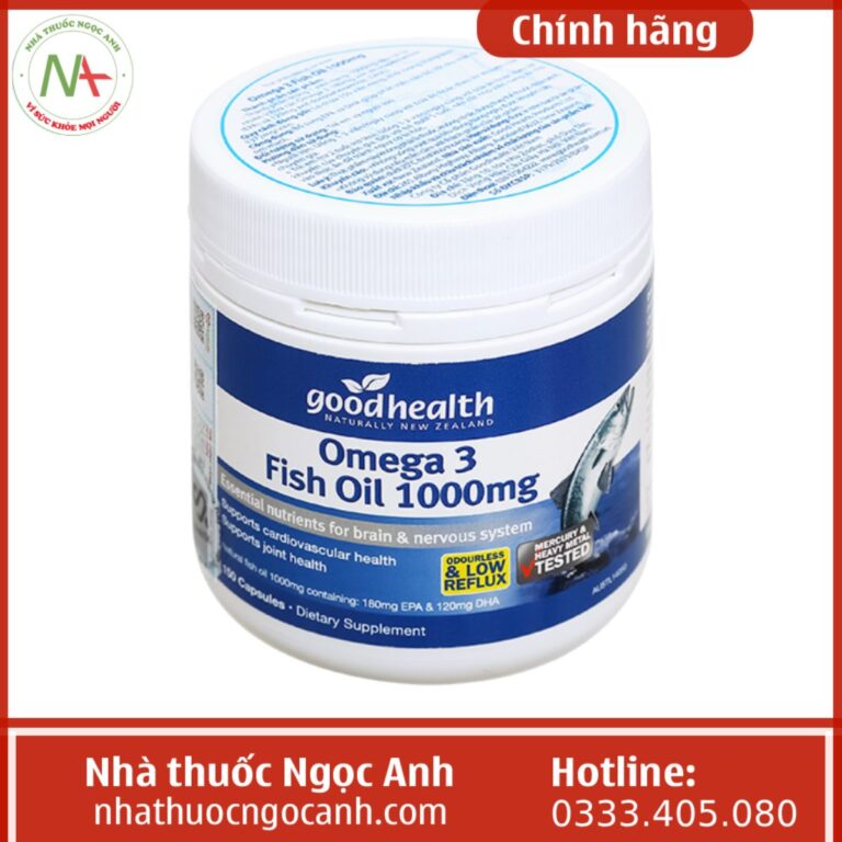 Thuốc Omega 3 Fish Oil 1000mg GoodHealth có tốt không? giá bao nhiêu ...