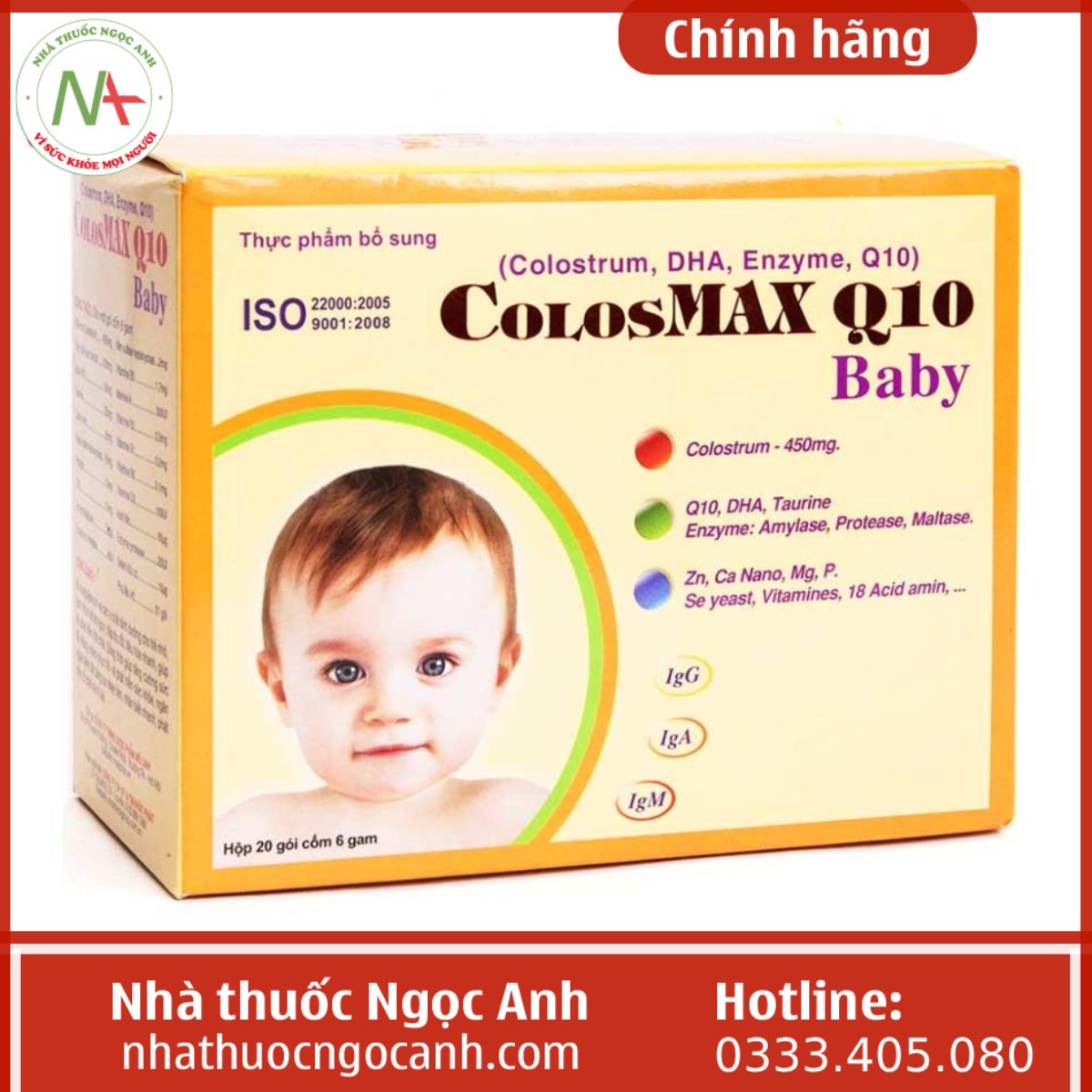 Thuốc Colosmax Q10 Baby có tốt không? giá bao nhiêu? mua ở đâu