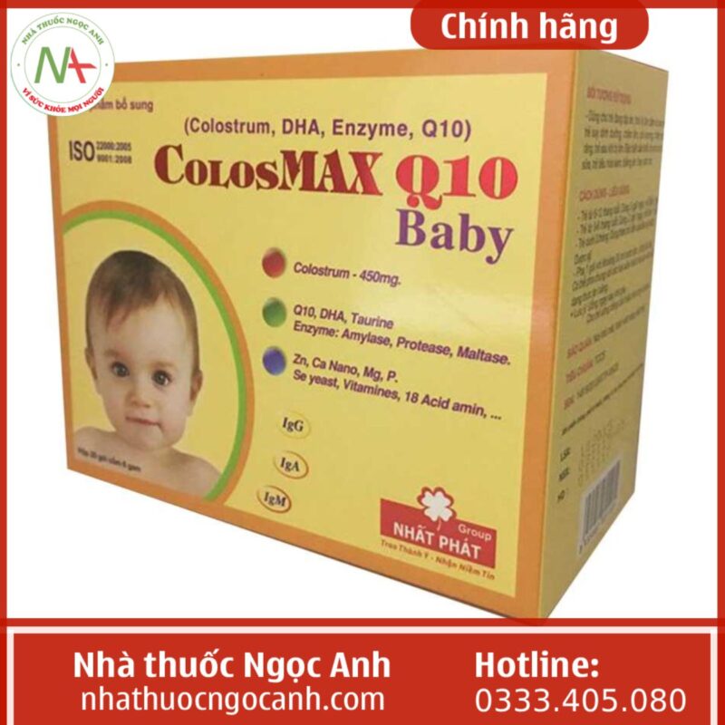 Thuốc Colosmax Q10 Baby có tốt không? giá bao nhiêu? mua ở đâu